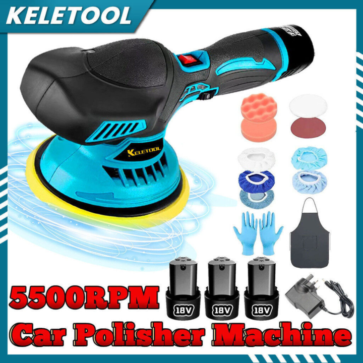 Cordless Electric Polisher Brushless Handheld Polishing Car Polish ...