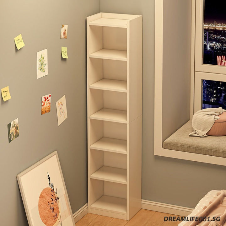 【insu8shi】Wooden book shelf cabinet furniture storage shelf narrow shelf shelves Multi-layer ...