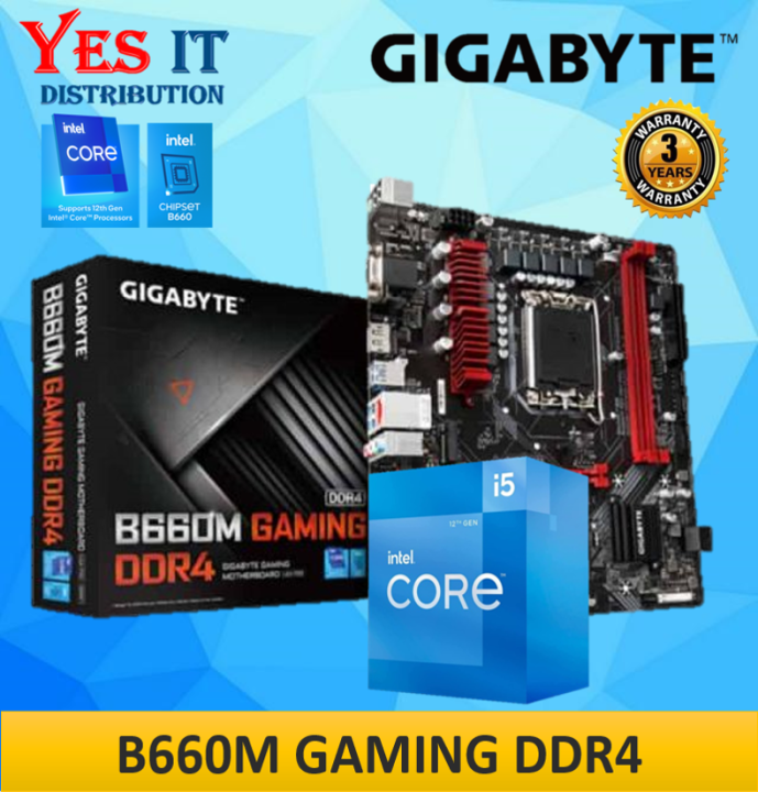 [COMBO SET] GIGABYTE B760M-H MOTHERBOARD INTEL B760 CHIPSET +14th GEN ...