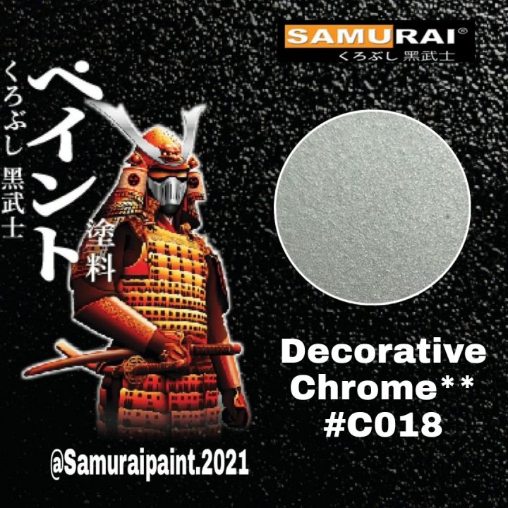 Samurai Paint Decorative Chrome C018 Wheel alloys warna silver krum Cat ...