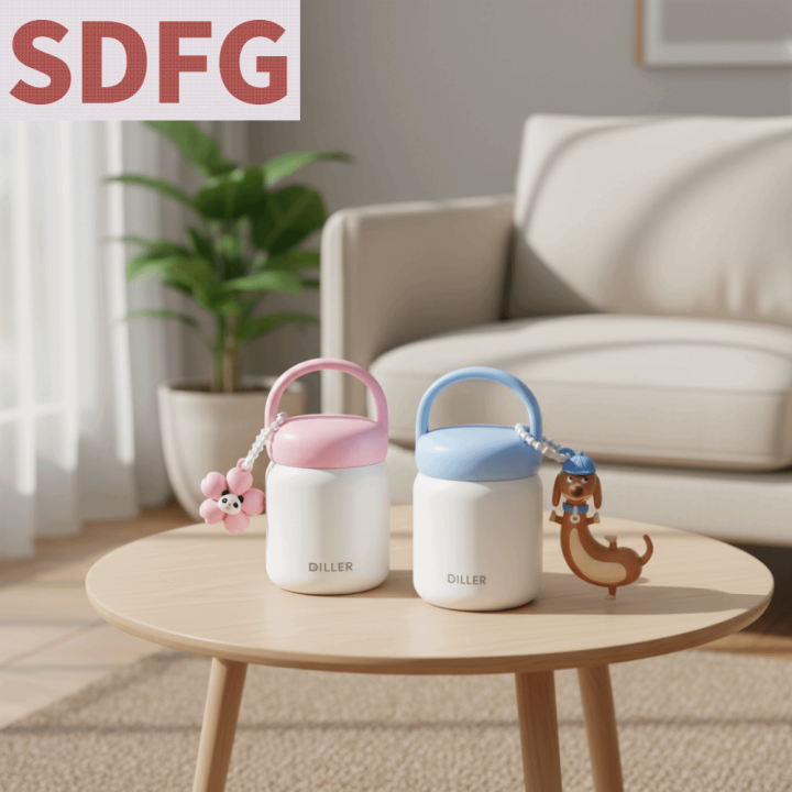 SDFG 200ML Cốc giữ nhiệt Thép không gỉ có tay cầm Chai nước cách nhiệt ...