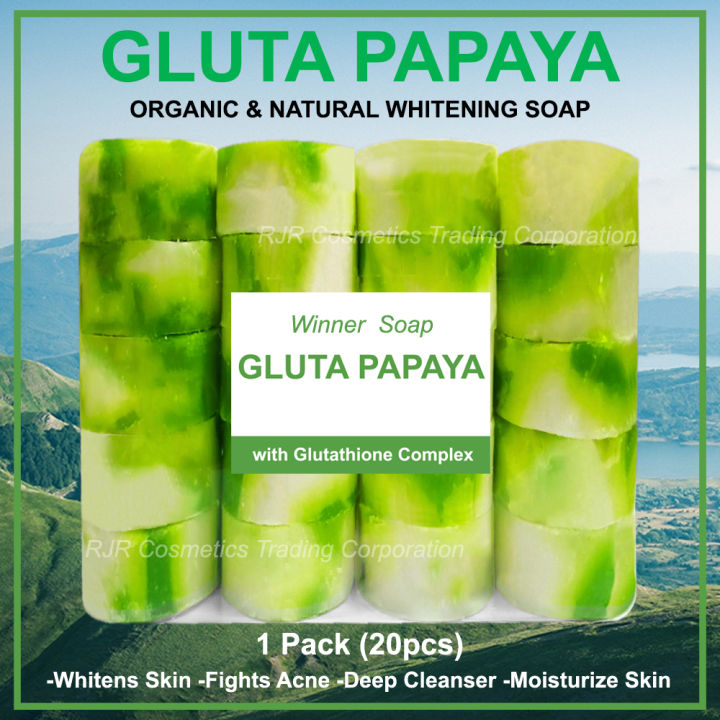 [ORIGINAL] Winner Gluta Papaya Soap with Vitamin E Whitening Soap ...
