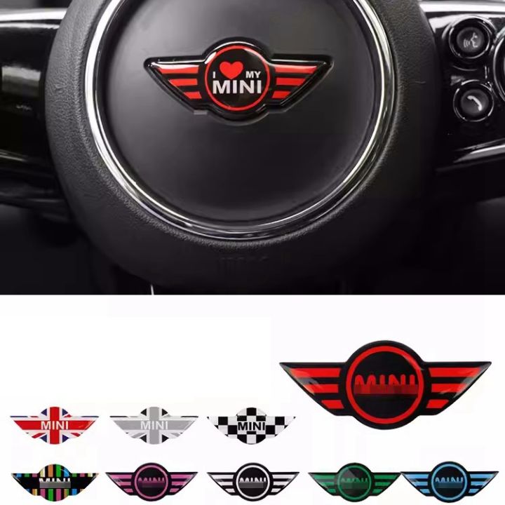 Car steering wheel logo for MINI COOPER R F series steer wheel center ...