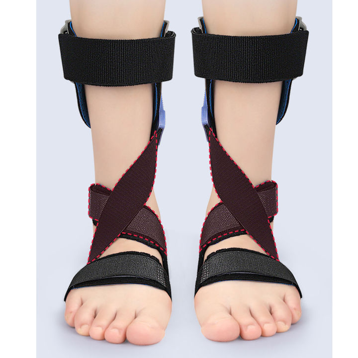 Foot Drop Brace Elastic Straps Ankle Foot Orthosis Posture Correct Half ...