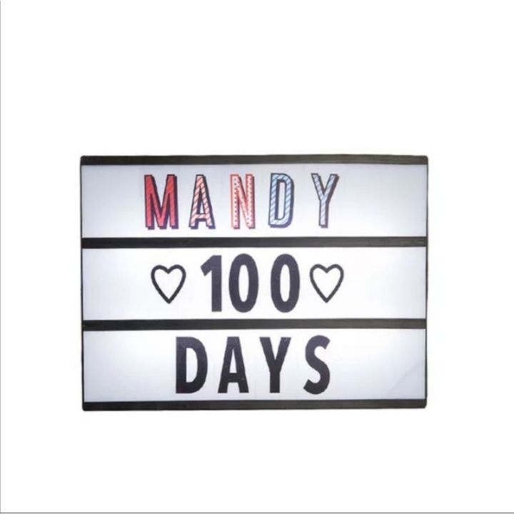 LED LIGHT BOX DIY MESSAGE BOARD A4 SIZE | Lazada PH
