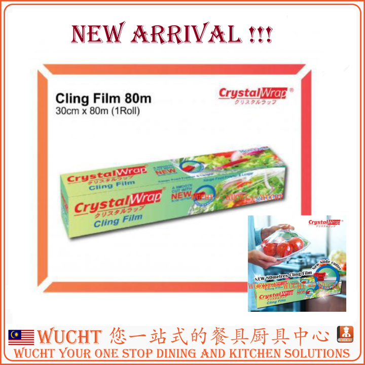 【WUCHT】CRYSTALWRAP 30CM X 8M Crystal Wrap FOOD Wrap CLING FILM 80 ...