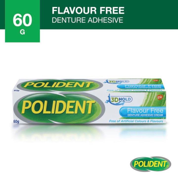 Polident Denture Adhesive 60g- Flavour Free | Lazada PH