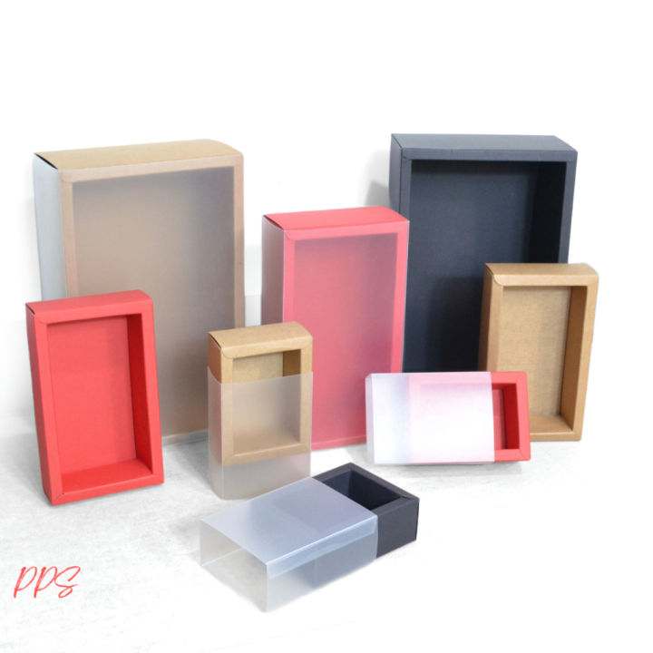 1pc- PVC Matte Gift Box Product Packaging Mailer Kraft Box/Transparent ...