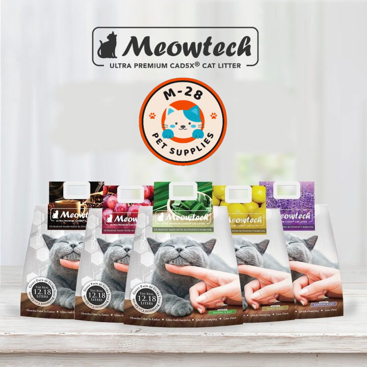 Meowtech Ultra-Premium Cat Litter Sand Ultra Fine Sand Activated ...