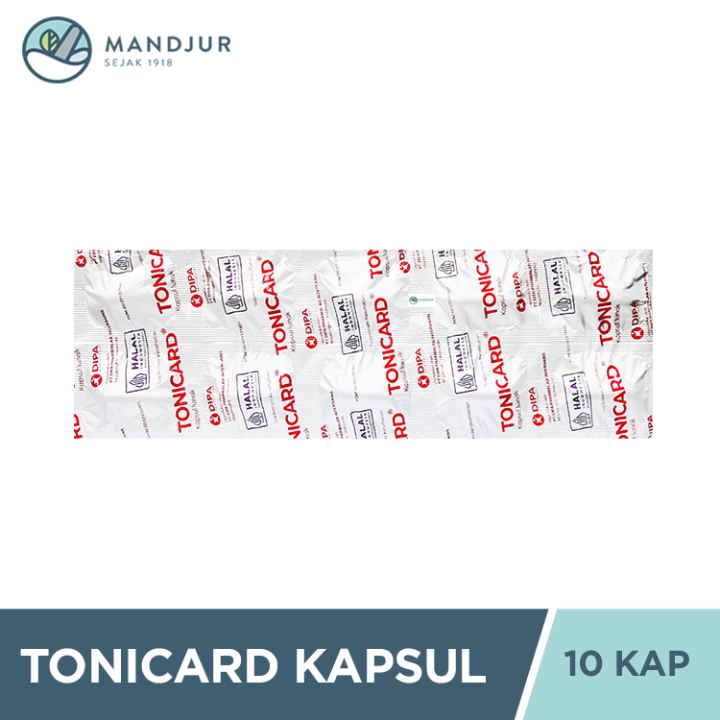 Tonicard 10 Kapsul - Suplemen Antioksidan dan Jaga Kesehatan Tubuh ...