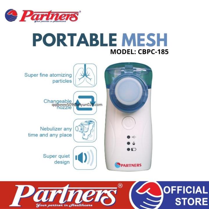 mesh nebulizers ♭Partners Portable Mesh Nebulizer Model CBPC-185 with ...