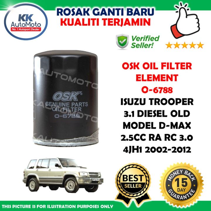 Isuzu Trooper 3.1 Diesel Old Model D-Max 2.5CC RA RC 3.0 4JH1 2002-2012 ...
