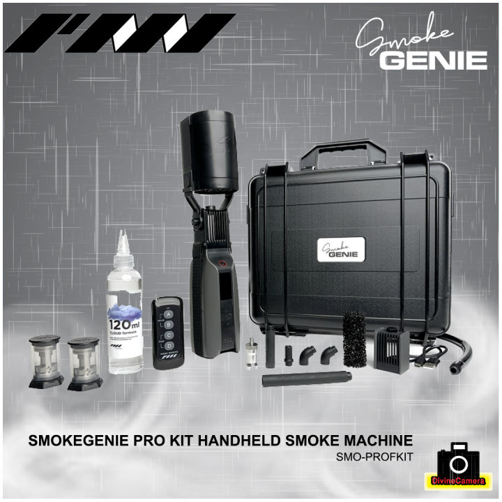 PMI SmokeGENIE Fog Machine, Portable Hand-Held Wireless Smoke Machine ...