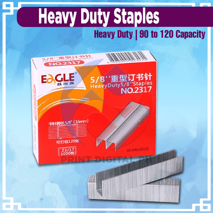 Print Digital Heavy Duty Staple Wire 16mm Bullet Size 90-120 Punching ...
