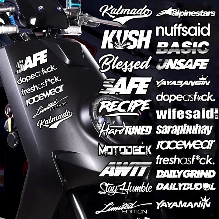 nasdecals Thai Sticker for Motorcycle Stickers Set Waterproof Vinyl ...