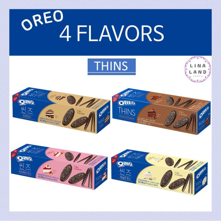 [OREO] Collection Oreo Cookie Snacks | Korean Oreo Thins Chocolate ...