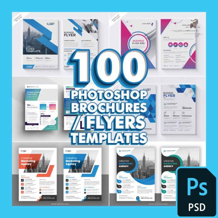( PenDrive ) 100 PSD Flyer / Brochure/ Banner Design Template PREMIUM ...