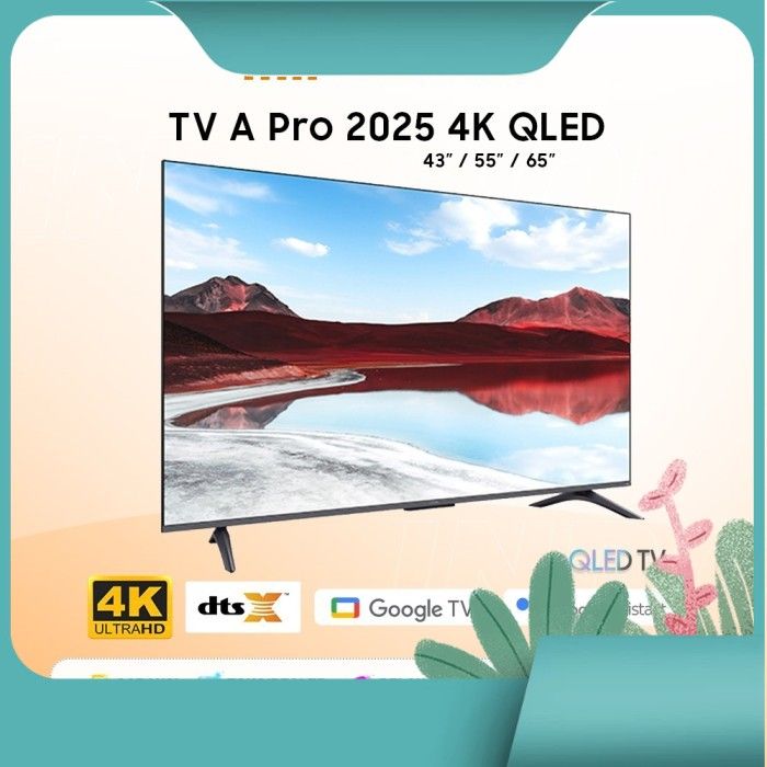 Xiaomi TV A Pro 55 2025 4K/UHD QLED | Lazada Indonesia
