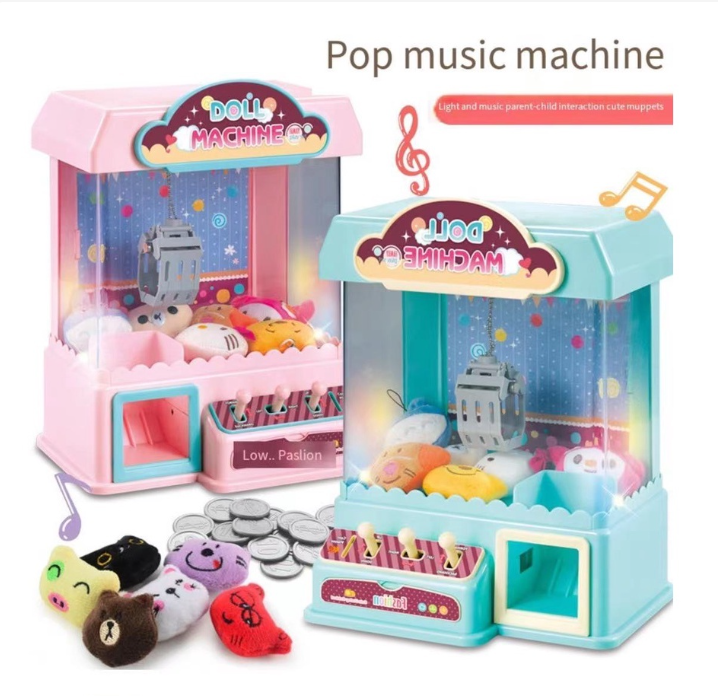 One year warranty Game Clip Doll Grabber Catcher Arcade Game Machine ...