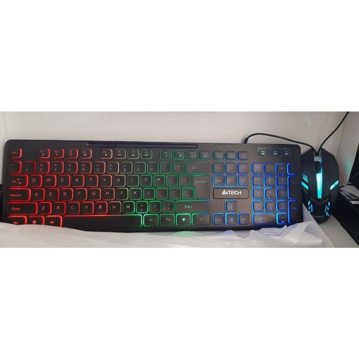Combo Bàn Phím Và Chuột A4tech Mk-590 Usb Led | Lazada.vn