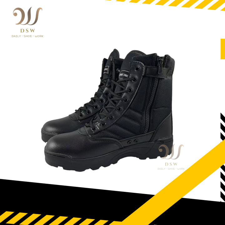 Kasut Combat Swat Tactical PDRM/Army/Security/Rela | Lazada