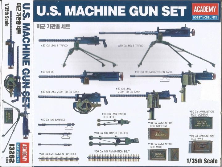 ACADEMY 13262 U.S. WWII Machine Gun Set (1/35) | Lazada PH