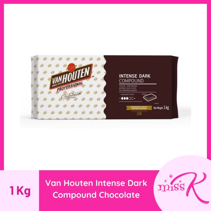Van Houten Intense Dark Compound Chocolate | 1kg | Lazada PH