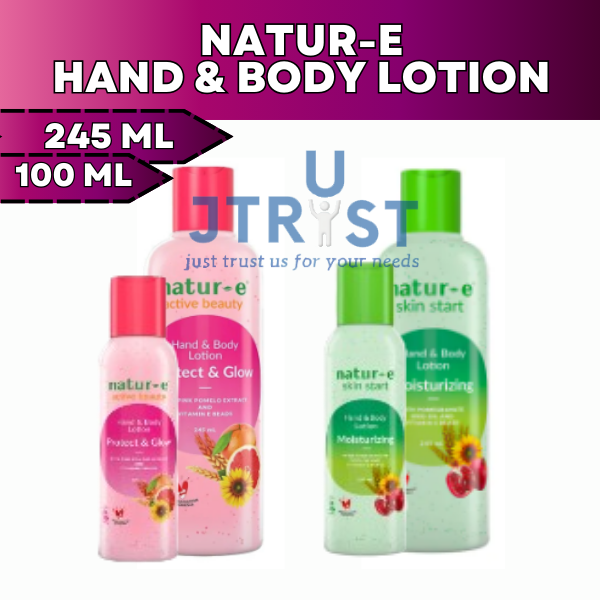Natur-E Hand Body Lotion Ukuran100ml & 245ml | Lazada Indonesia