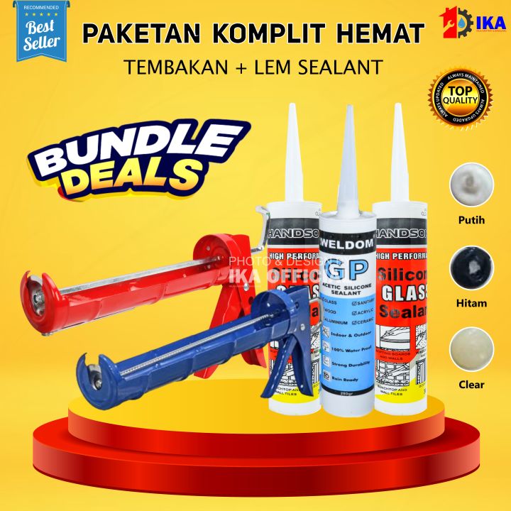 Paket Tembakan kaleng tebal Lem Sealant dengan Perekat sealant ...
