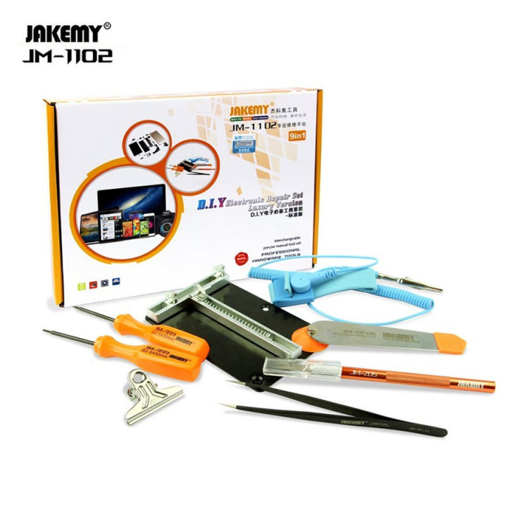 Jakemy Obeng Set JM-1102 9 In 1 Precision Screwdriver Diy Maintenance ...