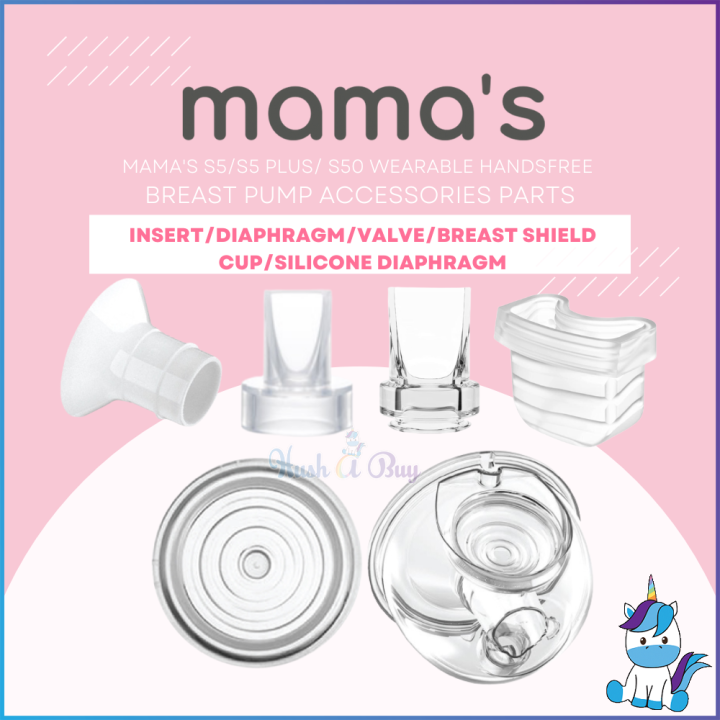 Mama's S5/S5 PLUS/ S50 Wearable Handsfree Breast Pump Accessories Parts ...