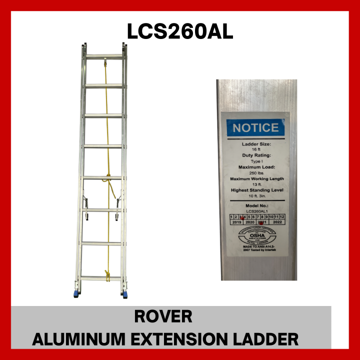Rover Aluminum Extension Ladder | Lazada PH
