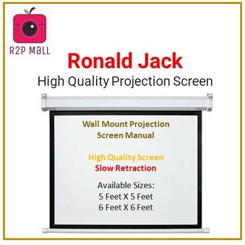 Direct Factory Manual Wall Mount Projector Screen - Ronald Jack High ...