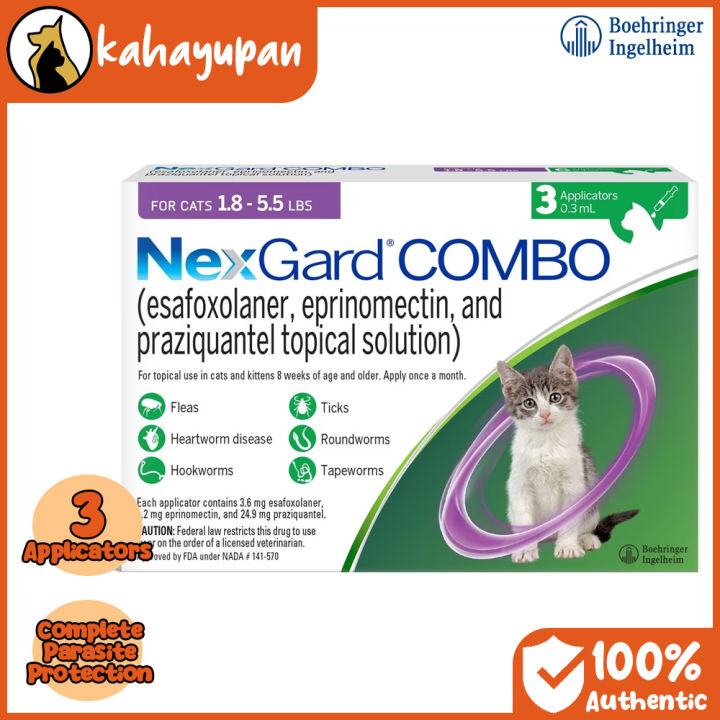 Nexgard Combo Complete Parasite Protection for Cats 1-2.5kg | Lazada PH