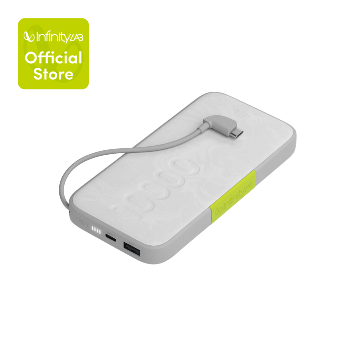InfinityLab InstantGo 10000 Built-in USB-C Cable | Lazada PH