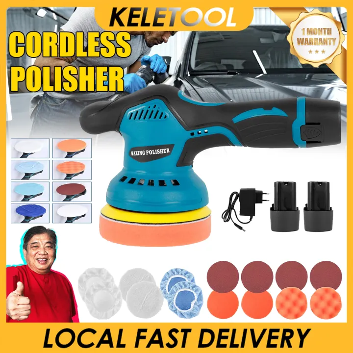 12/18V Cordless Electric Polisher Car Polishing Machines Adjustment ...