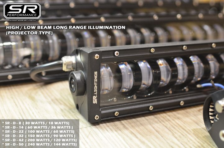 SR LED BAR (HIGH/LOW BEAM) PROJECTOR LED LIGHT | Lazada PH