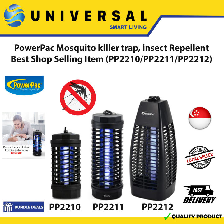 [SG SHOP SELLER] PowerPac Mosquito killer trap/Insect Repellent Best Selling (PP2210/PP2211 ...