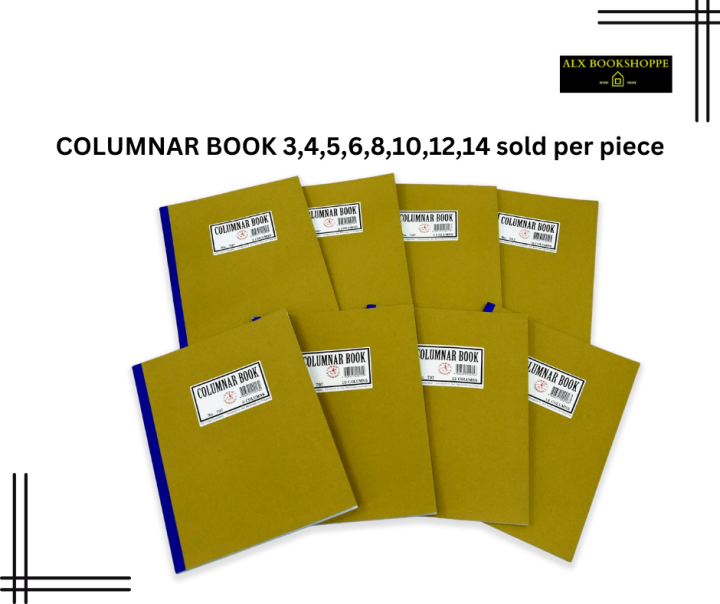 ALX Original Columnar Book: High-Quality Accounting Columnar Pad for ...