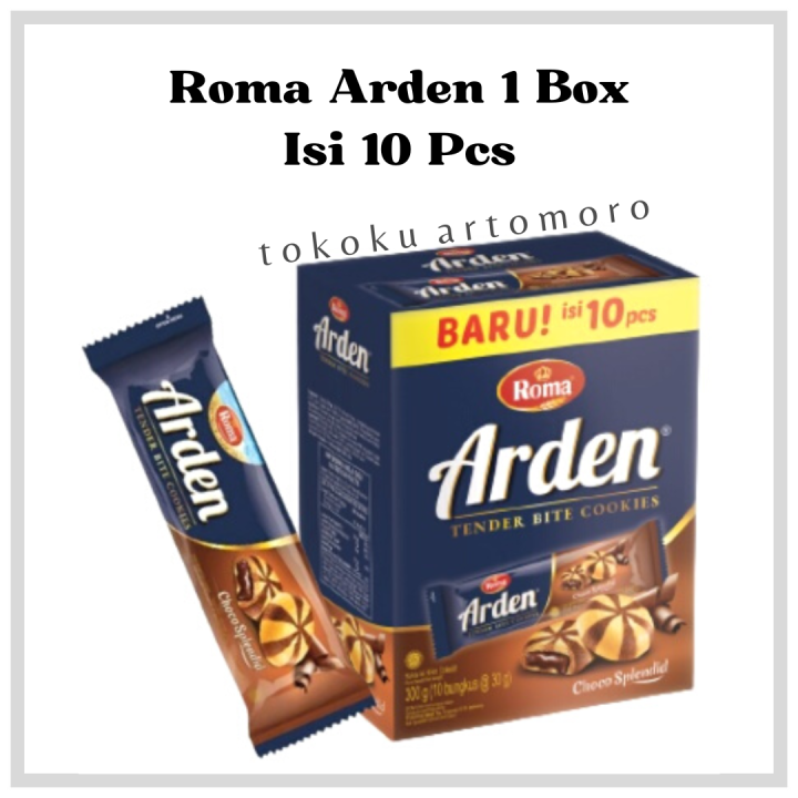 Roma Arden 1 Pack Isi 10 Pcs - Biskuit Isi Coklat - Jajan Anak - Snack ...