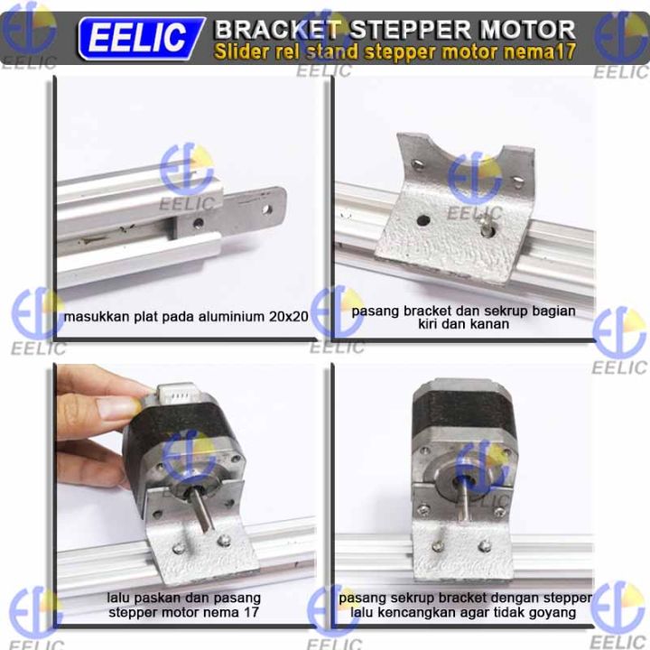 EELIC STM-B42X24M3 Stepper motor 3d printer nema 17 dilengkapi dengan ...