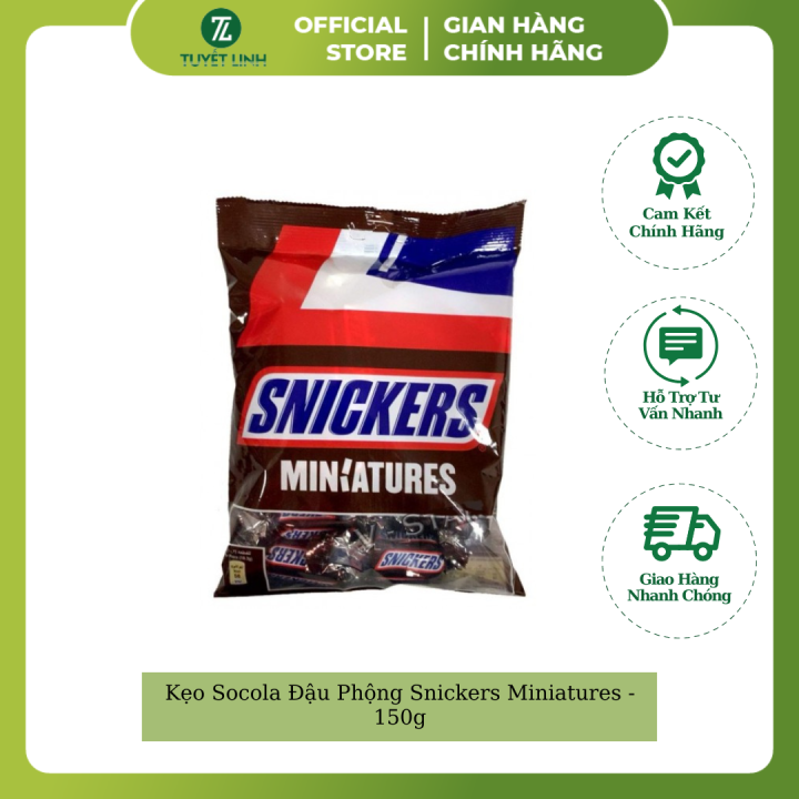 Kẹo Socola Đậu Phộng Snickers Miniatures - 150g | Lazada.vn