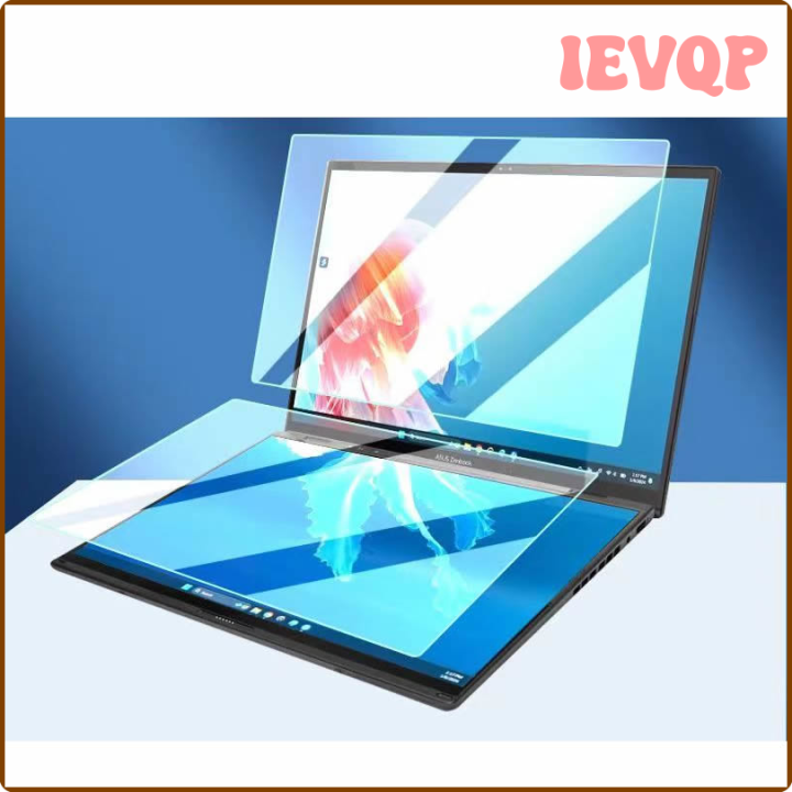 QWEER Anti-Glare Screen + Screen Guard Protector For ASUS Zenbook DUO ...