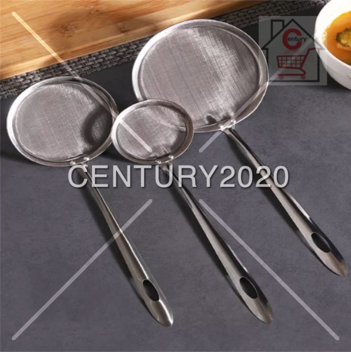 Mesh Spoon Sifter Sieve Filter Stainless Steel Kitchenware Cooking ...