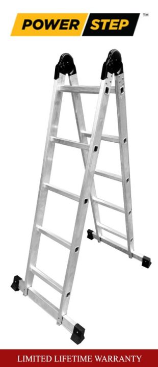 Power Step Aluminum Dual Ladder 5/10ft | Lazada PH