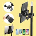 Stand Mic Clamp Holder HP Tablet Live Band Streaming Lirik Lagu ...