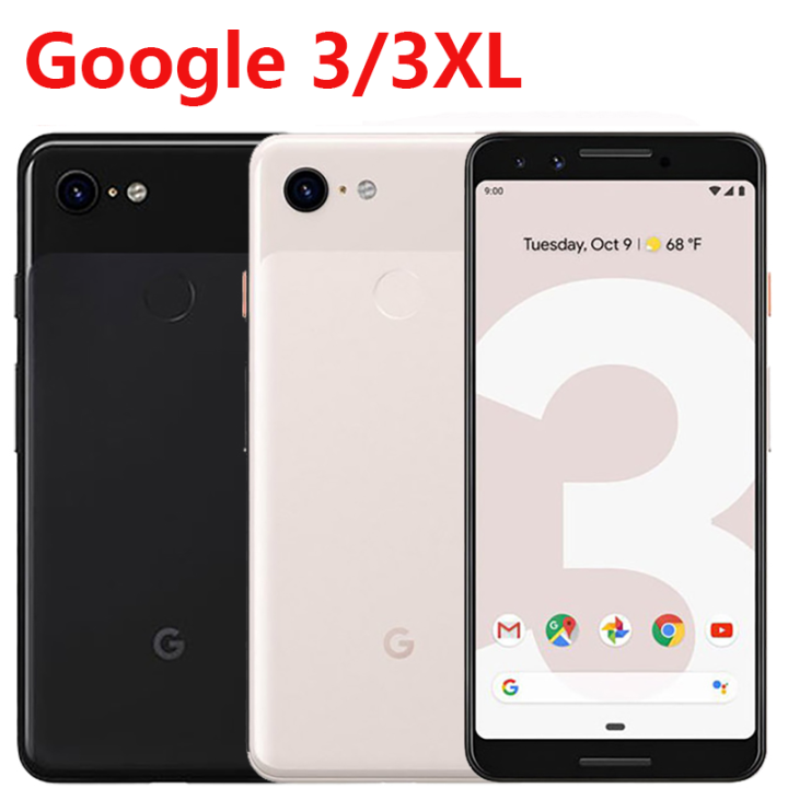 พิกเซลดั้งเดิมOriginal Google Pixel 3 3XL 3 3XL ปลดล็อก GSM 4G Android ...