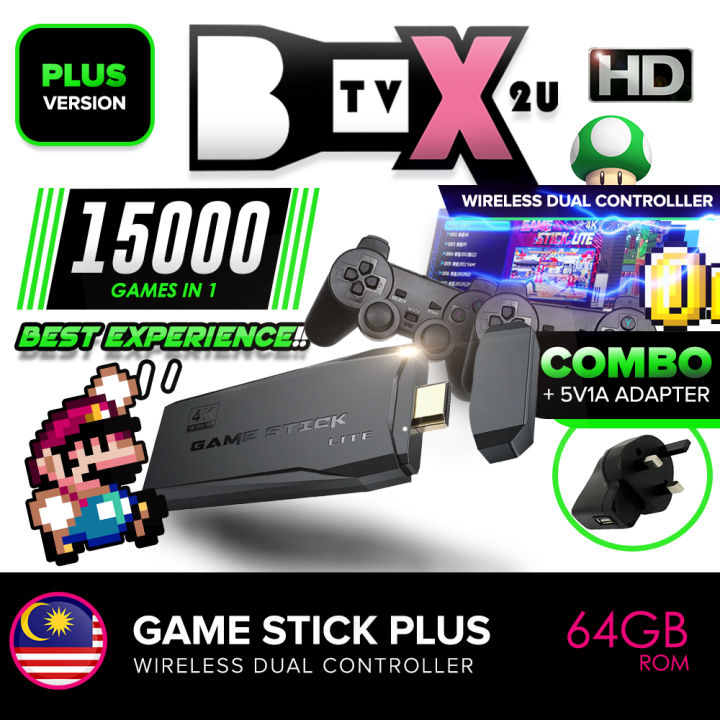 🥰Free Rm19.9 Power Adapter🥰2021 Model Portable 15k games Wireless Video ...