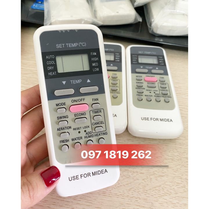 Midea air conditioner control-Remote Media | Lazada PH
