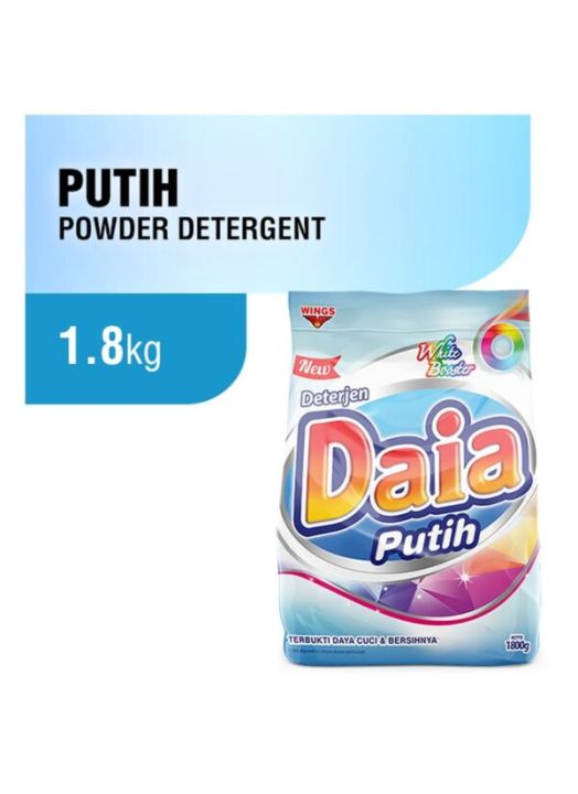 DAIA putih 1.8kg /1.7kg -detergen pencuci pakaian | Lazada Indonesia